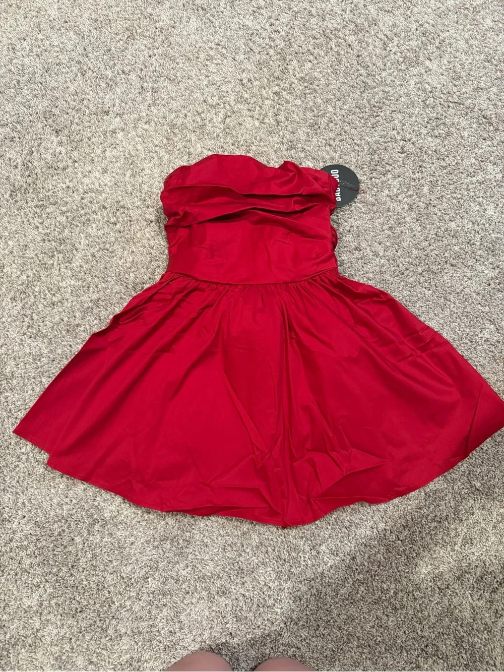 Babyboo Fashion | Dresses | Strapless Red Party Dress | Poshmark